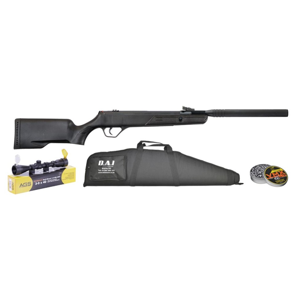 Webley VMX Quantum Black Synthetic Kit delivered by DAI Leisure