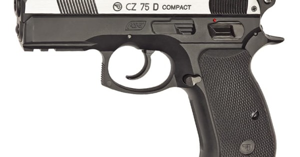 CZ75D Compact Silver CO2 4.5mm delivered by DAI Leisure